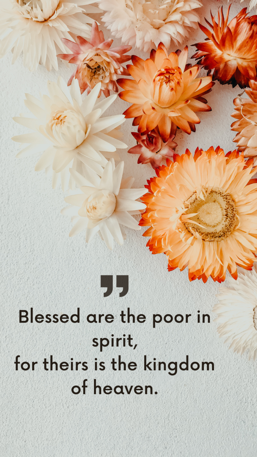 THE EIGHT BEATITUDES OF JESUS